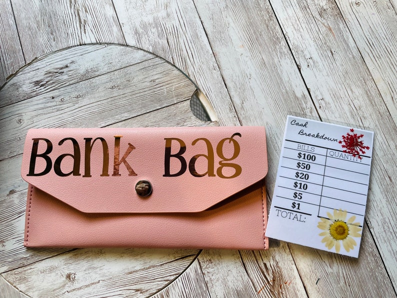 Bank Bag Money Bag Cash Withdrawal Bag Cash Envelope Bank - Etsy