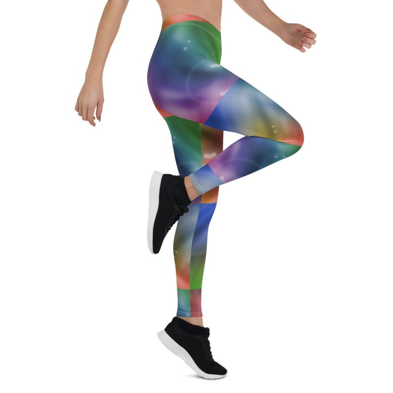 Tie Dye Leggings, Rainbow Color Leggings, Balloon Style Leggings - Etsy