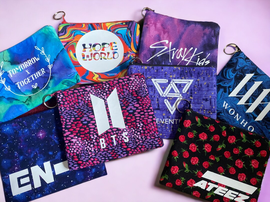 Wallet Sized Kpop Pouches Accessory Pouch Wallet Travel - Etsy