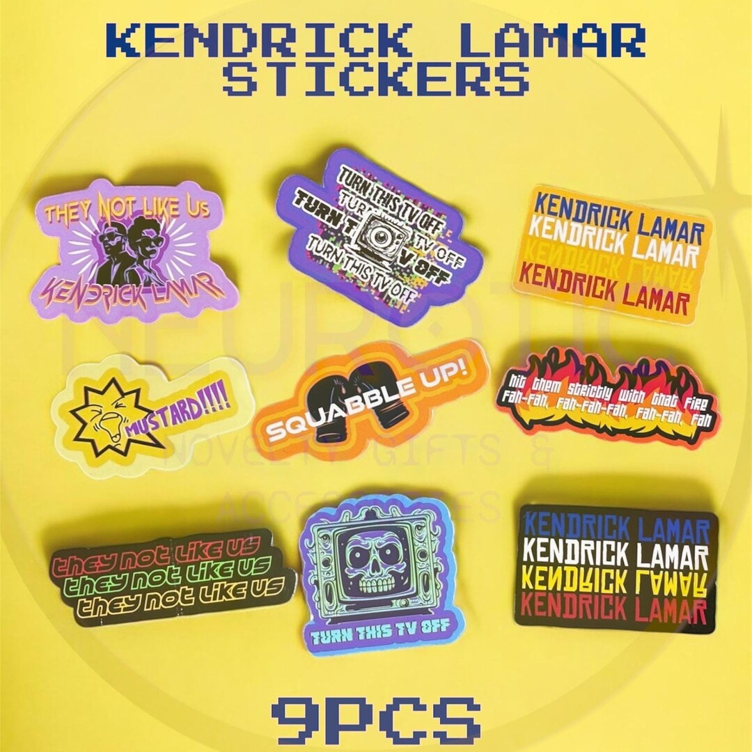 Kendrick L. Inspired Stickers! - Etsy