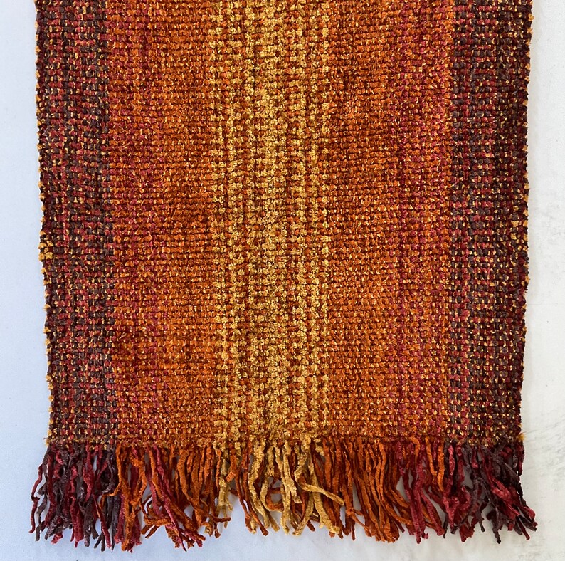 Handwoven Scarves in Fall Foliage Colors - Etsy