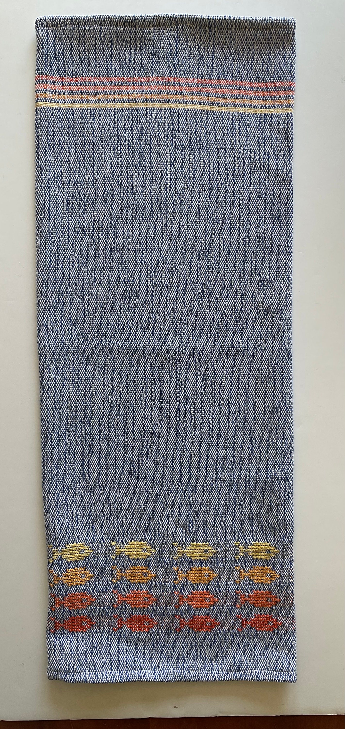 Handwoven Tea Towels Featuring Fish - Etsy