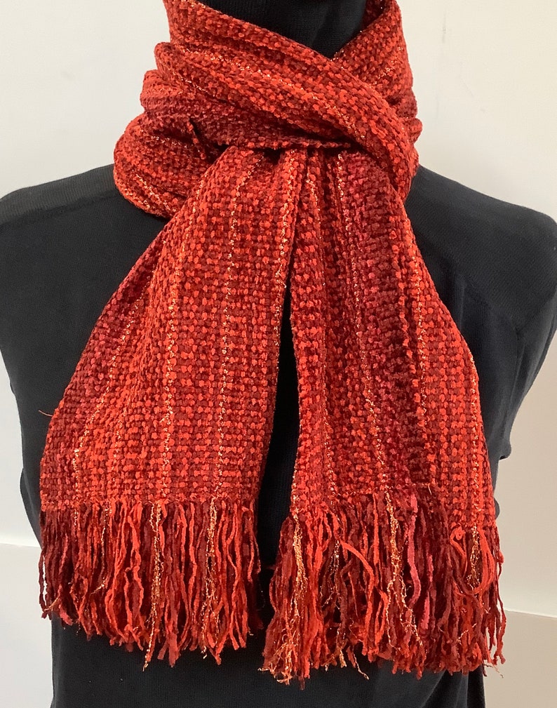 Handwoven Scarves in Fall Foliage Colors | Etsy