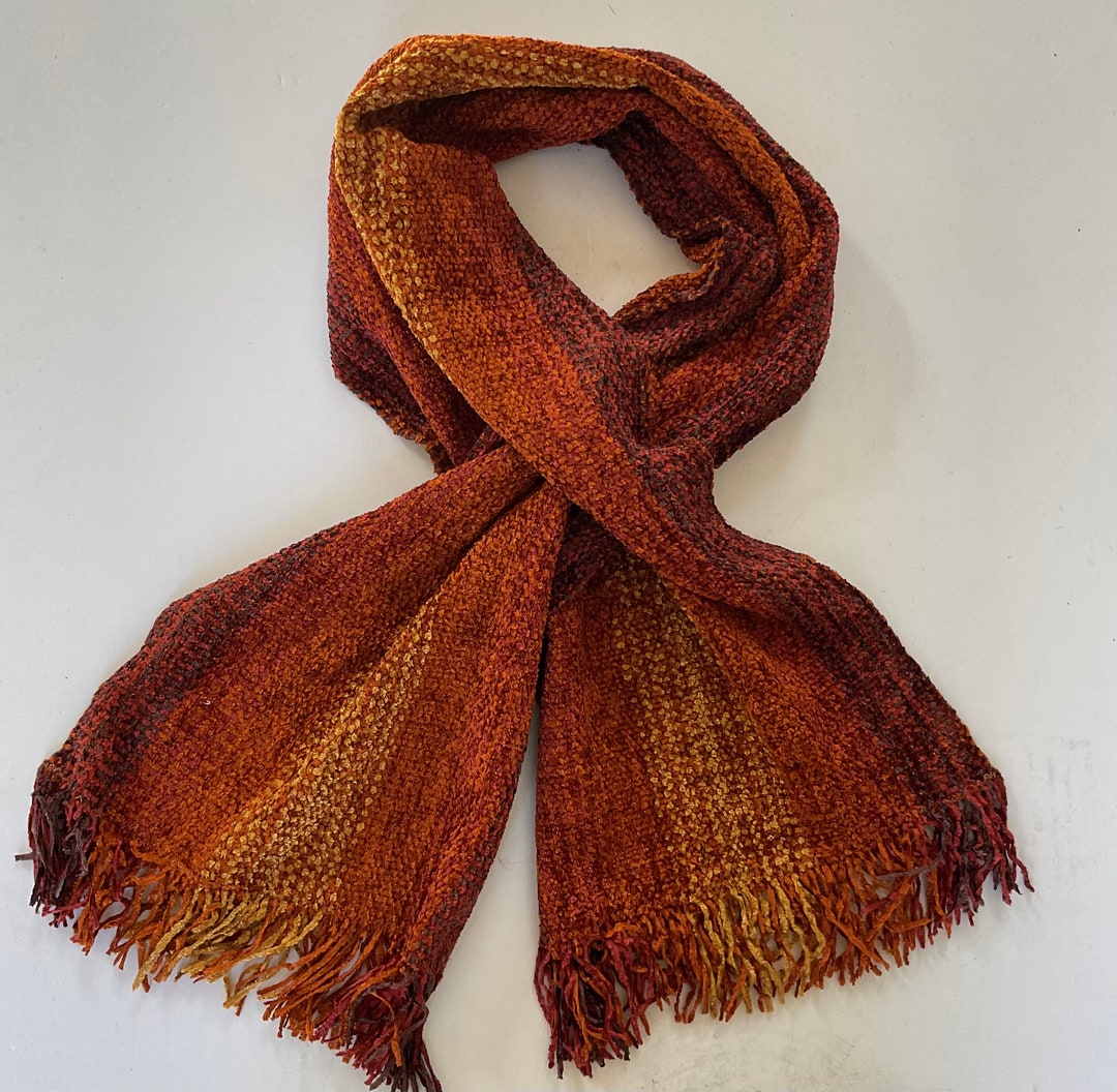 Self Tie Scarves in Fall Foliage Colors - Etsy