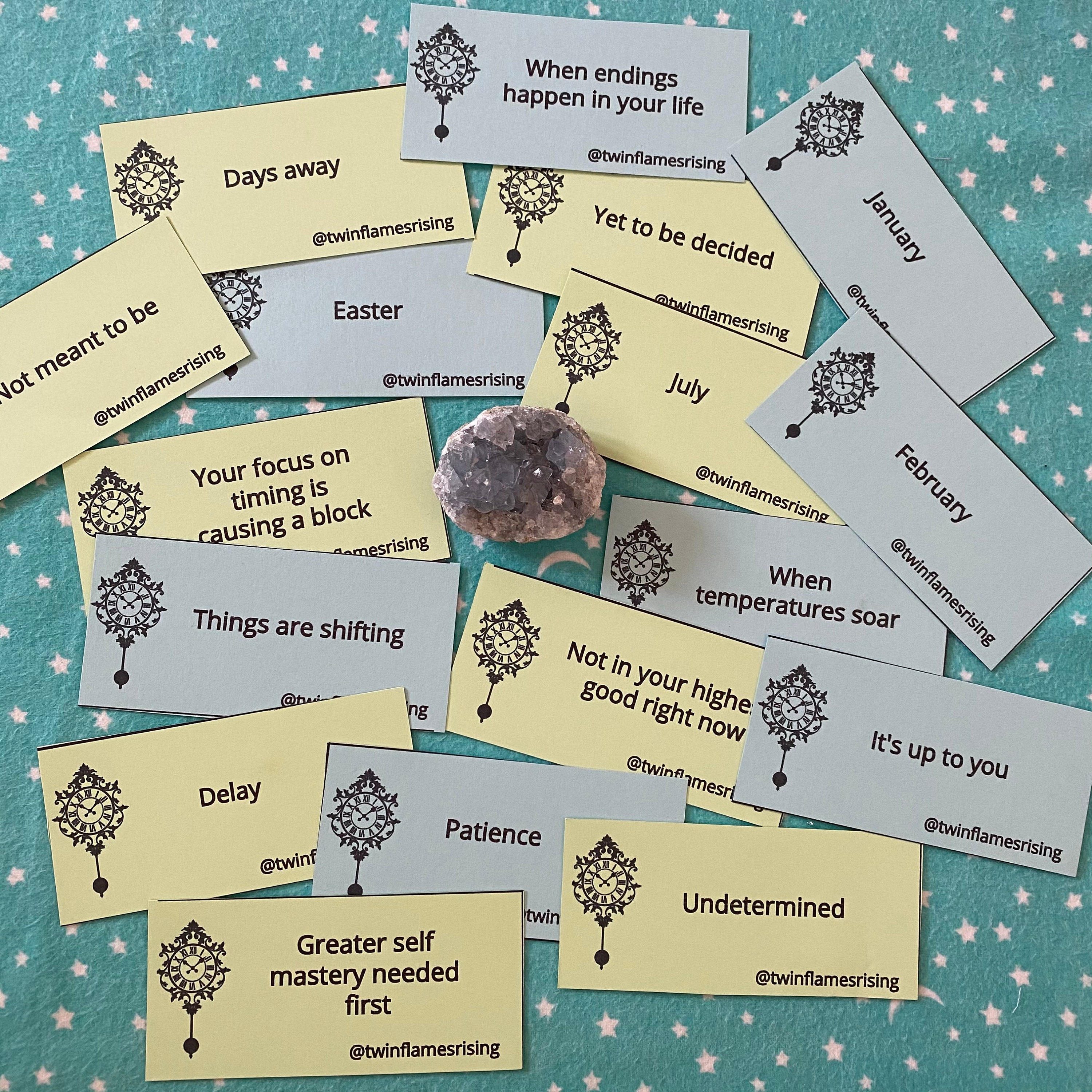 Time Oracle Digital Oracle Deck. Instant Download. When Will Something ...