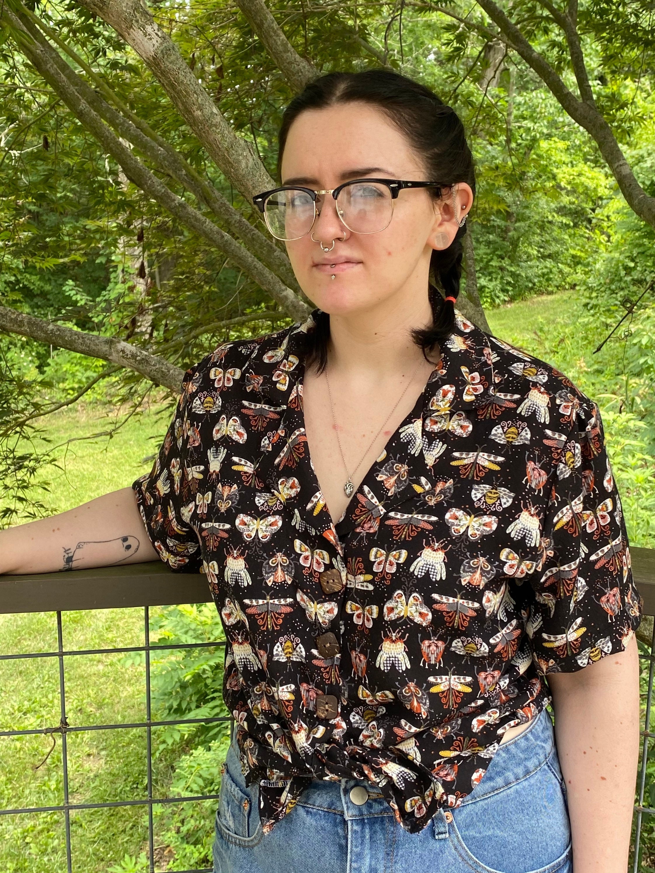 Womens Camp Button Down Shirt - Etsy