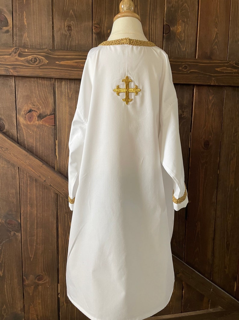 Orthodox Baptismal Gown Adult Baptismal Robe Teen Baptismal - Etsy