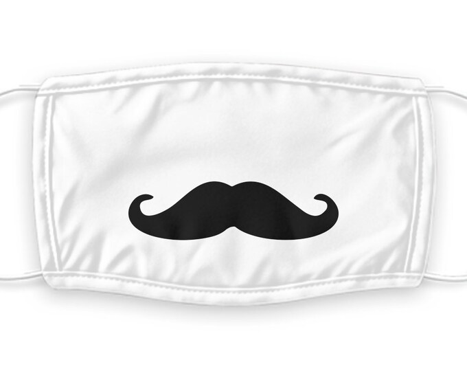 Mustache King Face Mask - Etsy