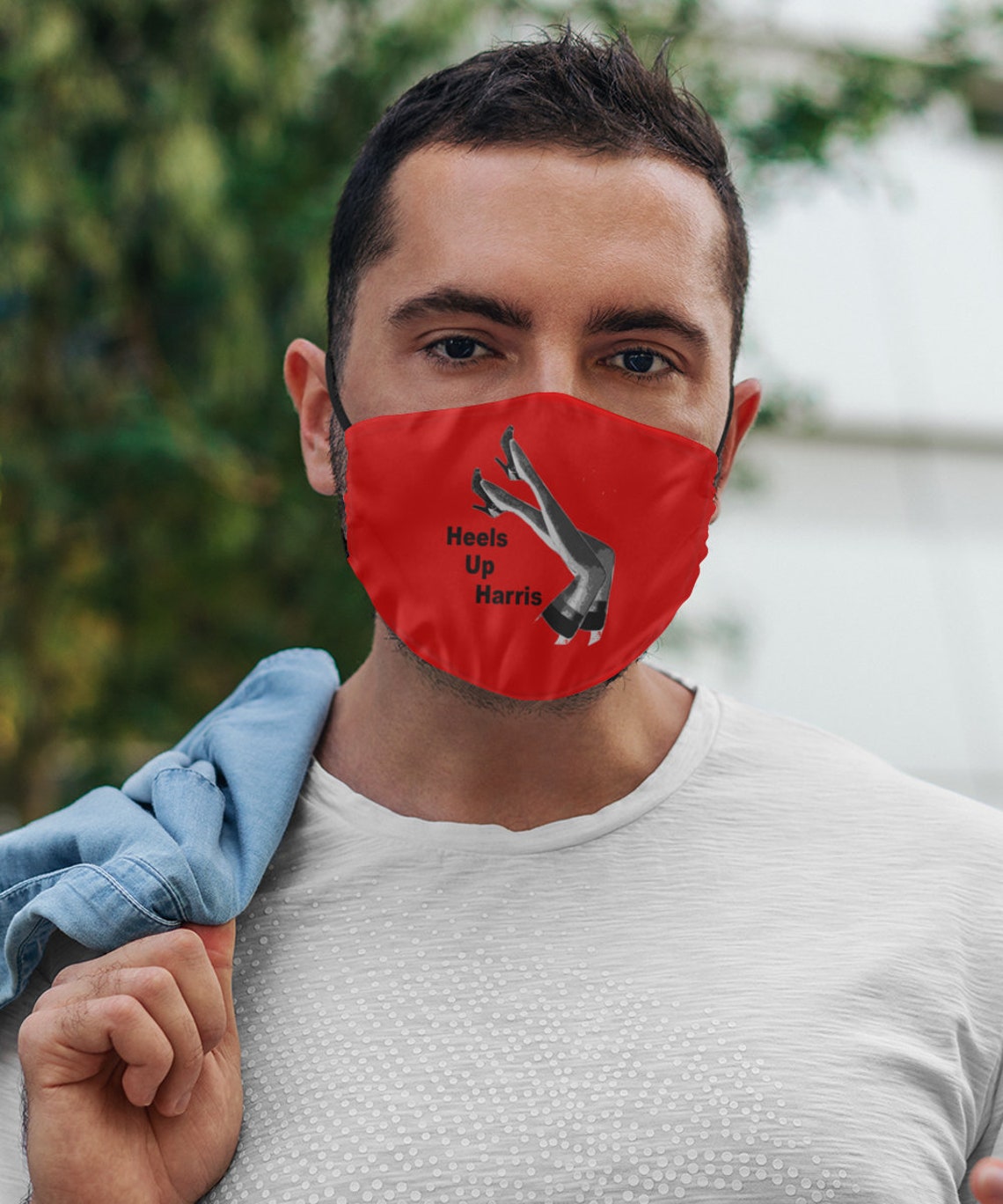 Heels up Harris Face Mask - Etsy