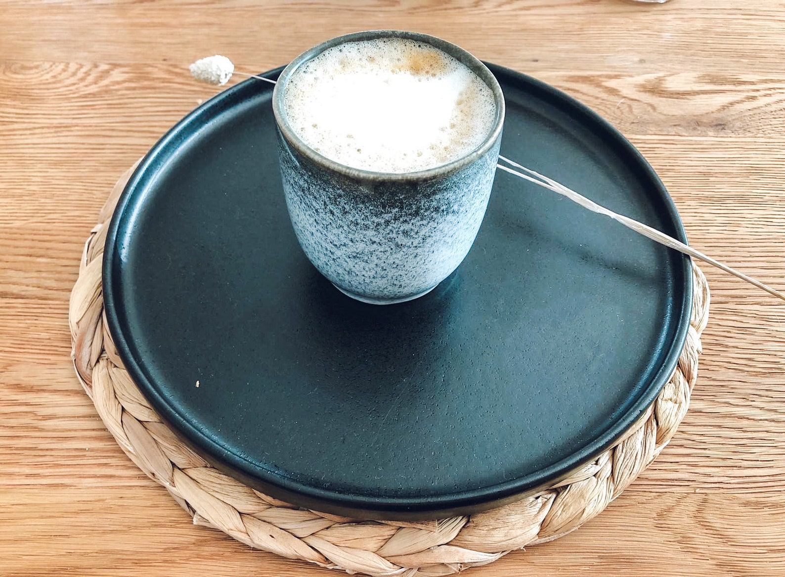 Flat White Cups Glazed Barista Style Coffee Cups Set of | Etsy