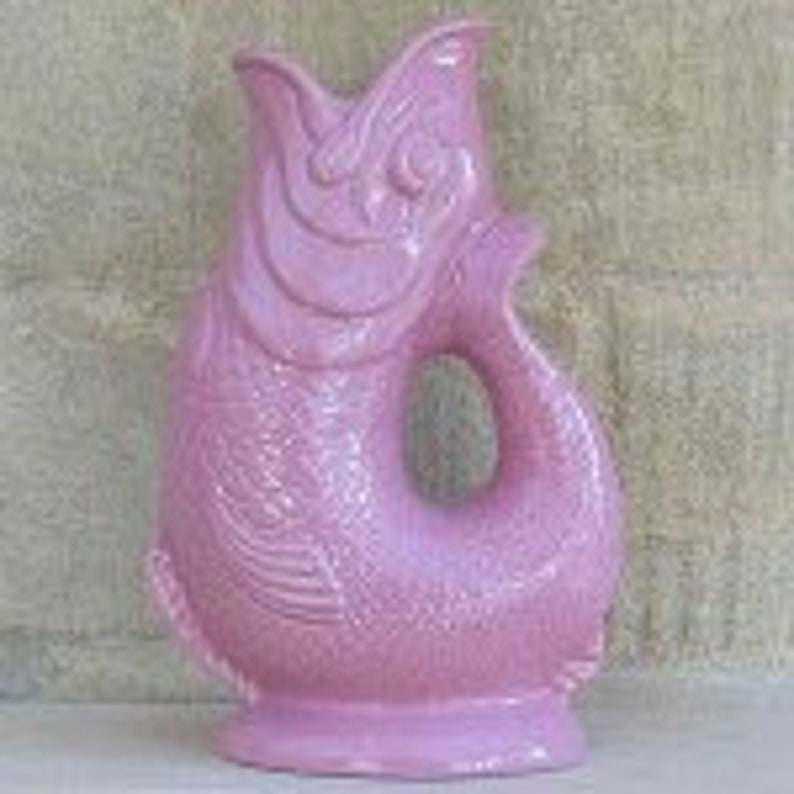 Ceramic Gluggle Jug | Water Jug | Fish Vase | Handmade in England - Etsy