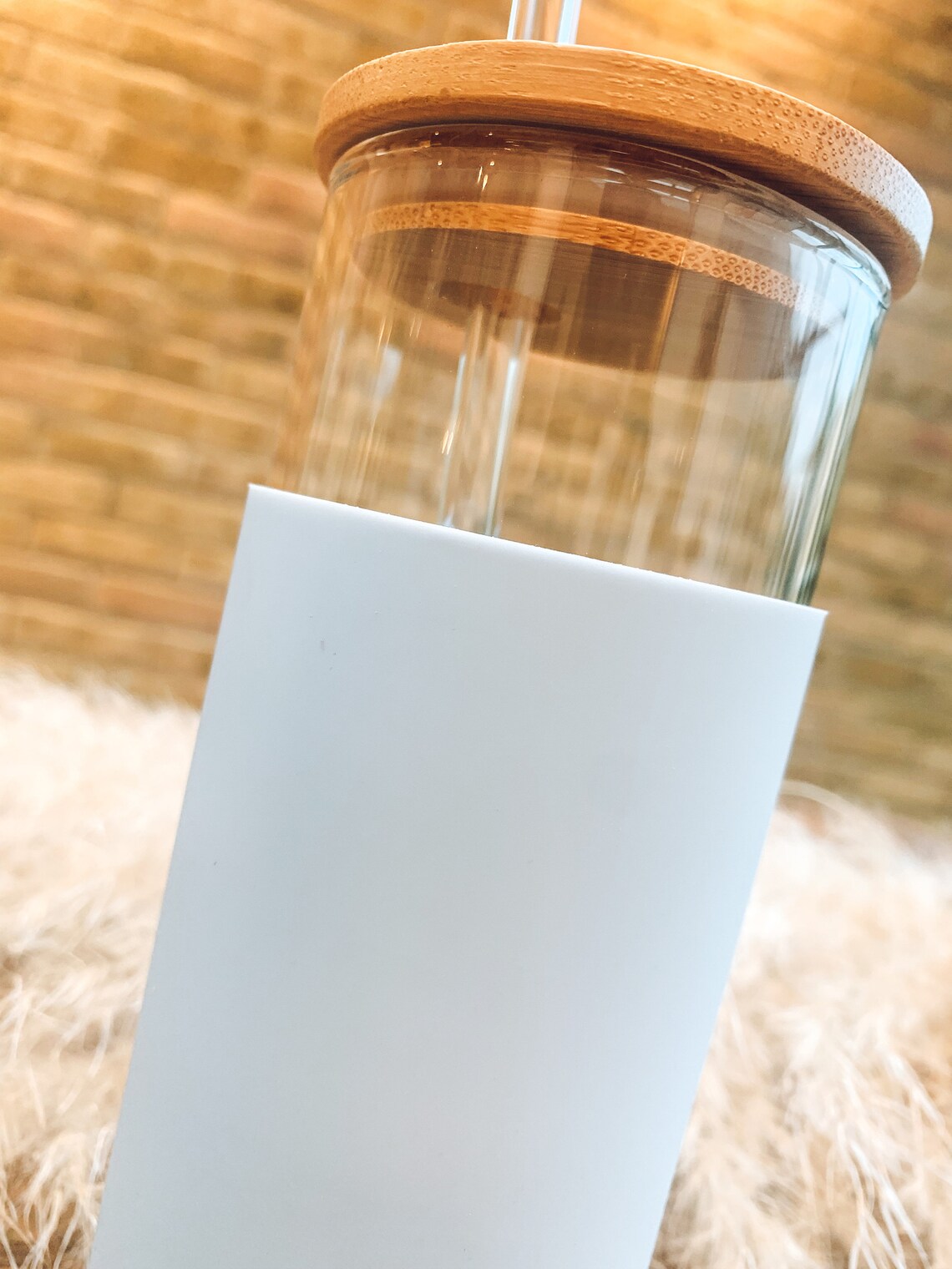 Pale blue smoothie cup juice cup iced coffee on the go | Etsy