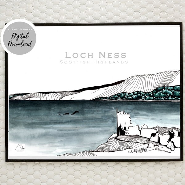 Loch Ness Poster - Etsy