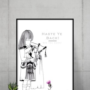 Haste Ye Back - Scots Saying - PRINTABLE - Scottish Phrase - Scottish ...