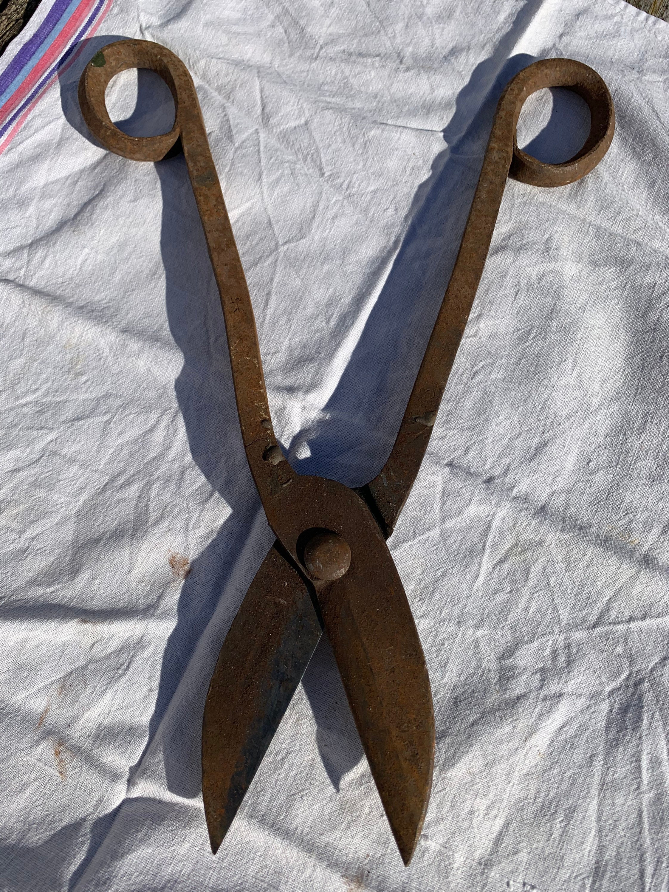 Huge Vintage Scissors - Etsy