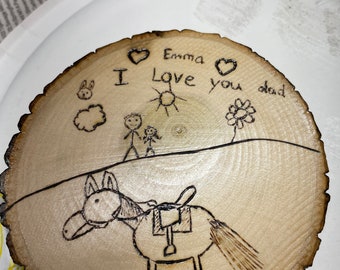 Custom Wood Burning by You Your Art Burned Onto Wood | Etsy