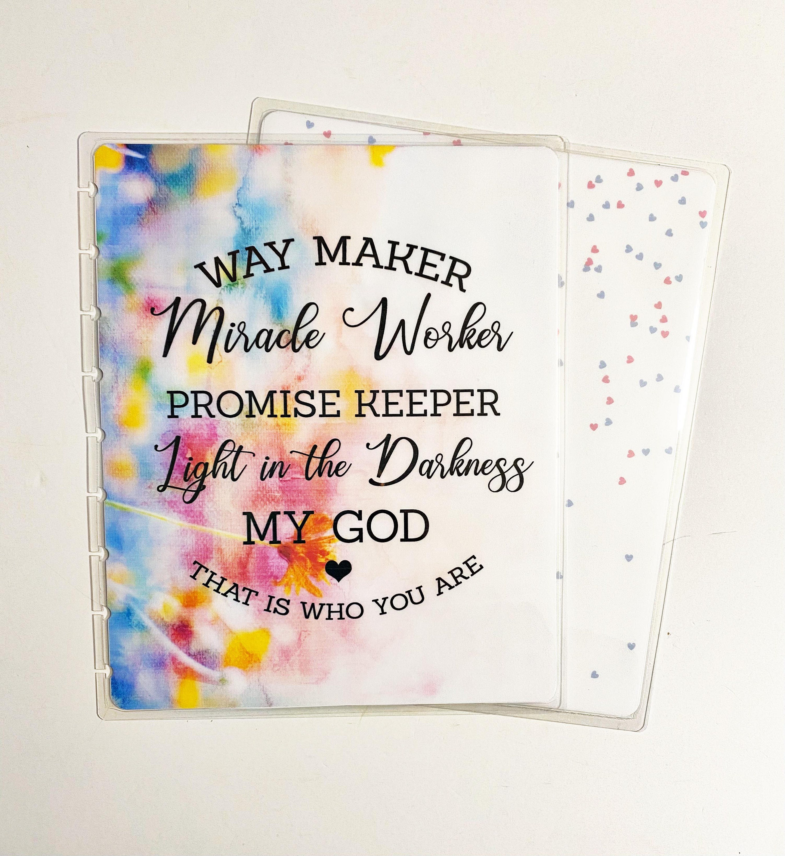 Christian Planner Cover: Bible Verse Disc Bound Cover - Etsy