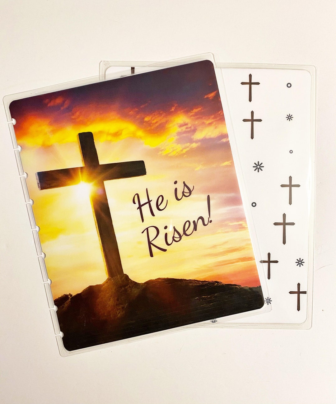 He is Risen! Christian Planner Cover: Disc Bound - Etsy