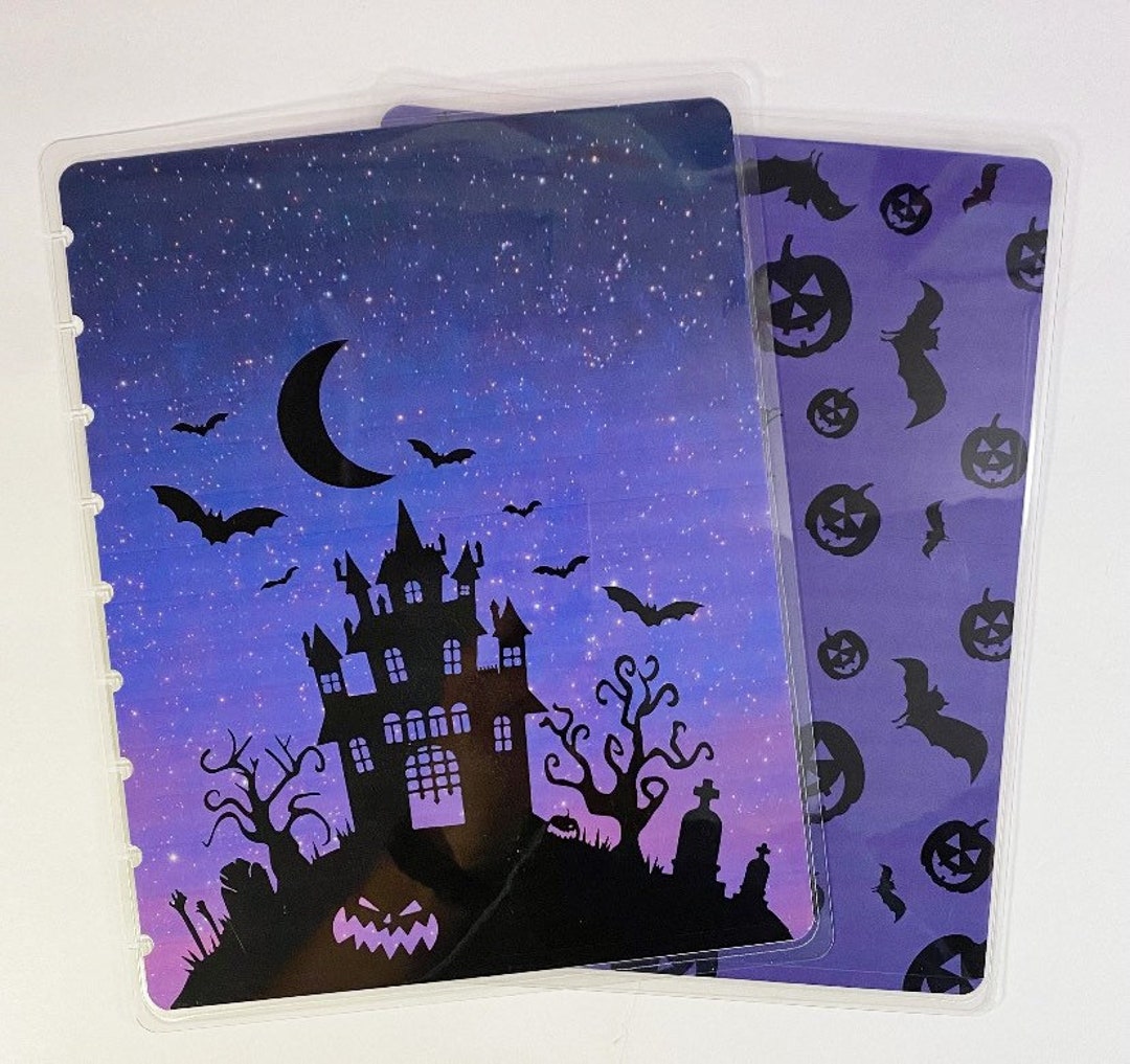 Planner Cover Set, Haunted House Planner, Book of Spells Cover ...