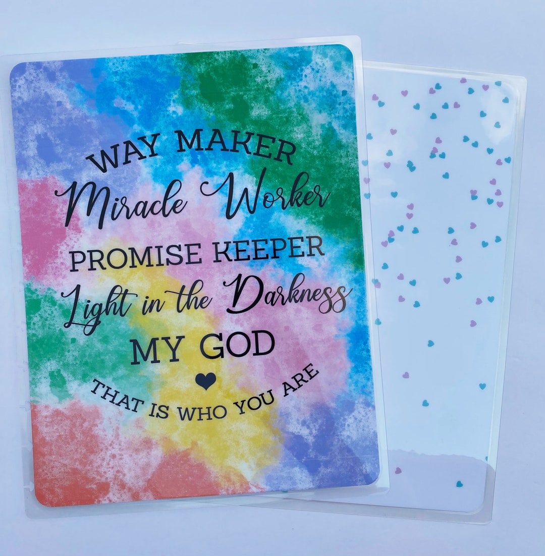 Christian Planner Cover: Faith Bible Verse, Disc Bound - Etsy