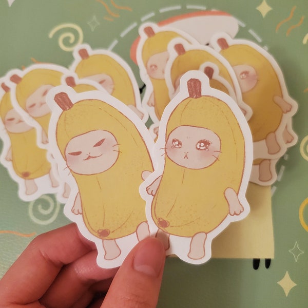 Banana Sticker - Etsy