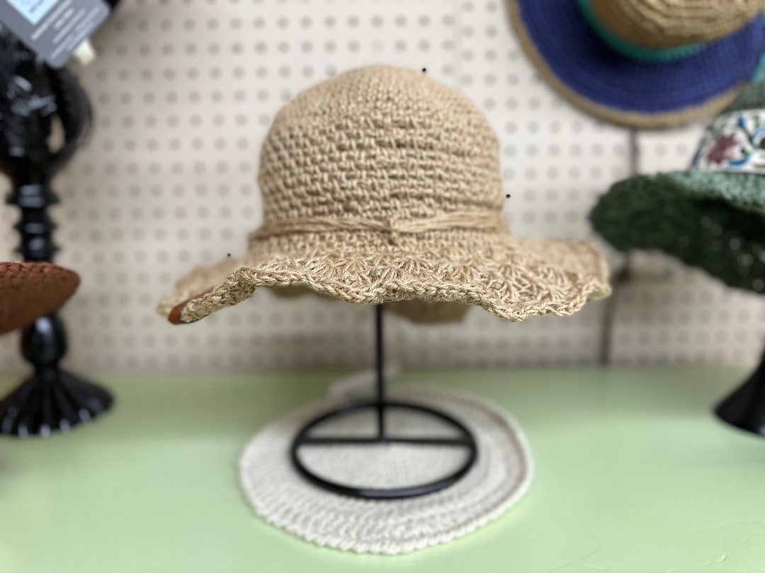 Natural Jute Hat - Etsy