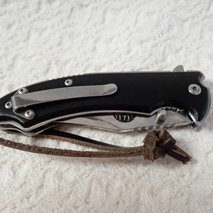 Elk Ridge Custom Design Pocket Knife Mint in Box, Unused With Leather ...