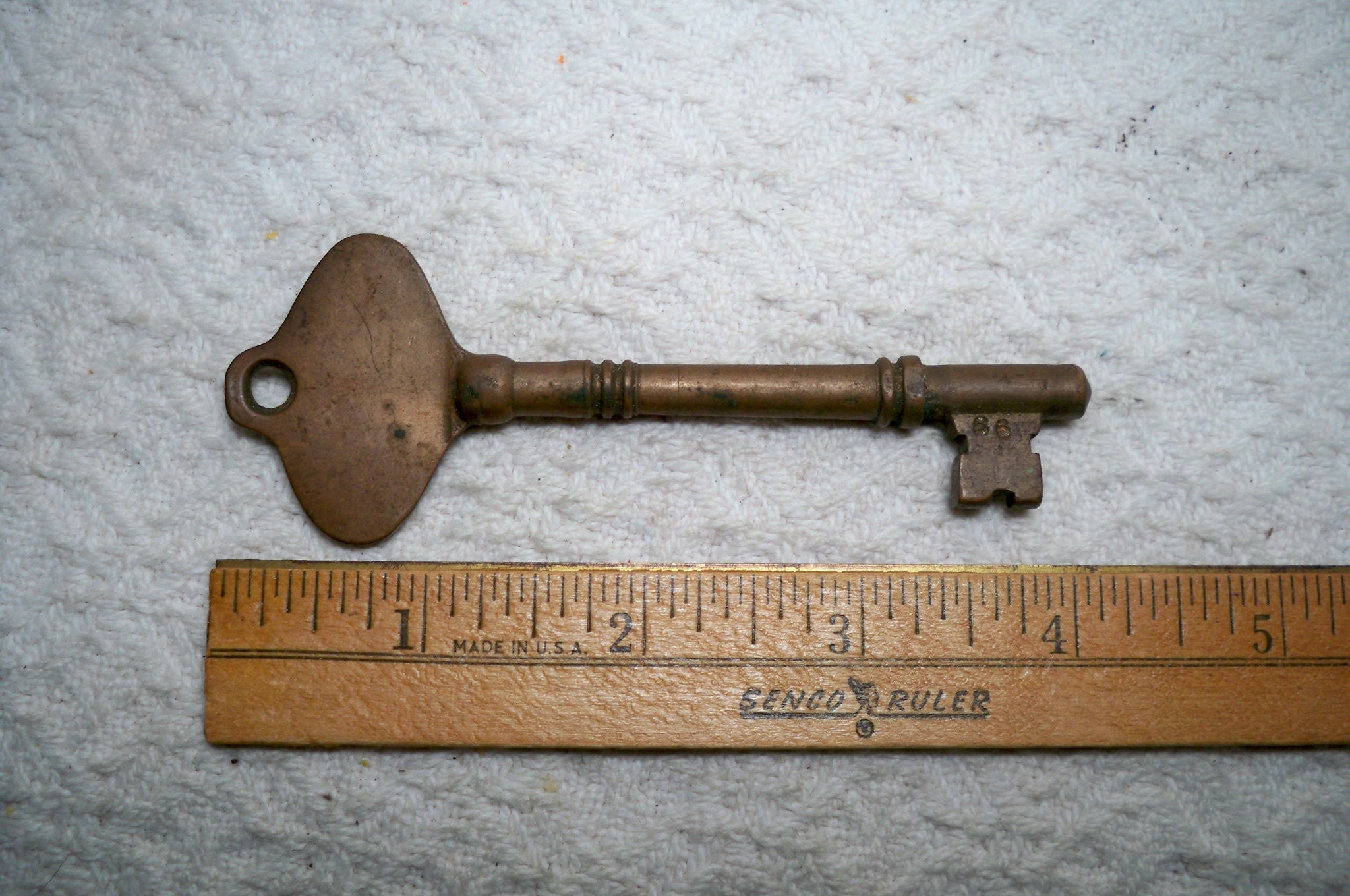 Antique Brass 4 Inch Key Skeleton Gate Jail Farm House Key - Etsy UK