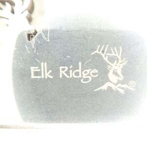 Elk Ridge Custom Design Pocket Knife Mint in Box, Unused With Leather ...