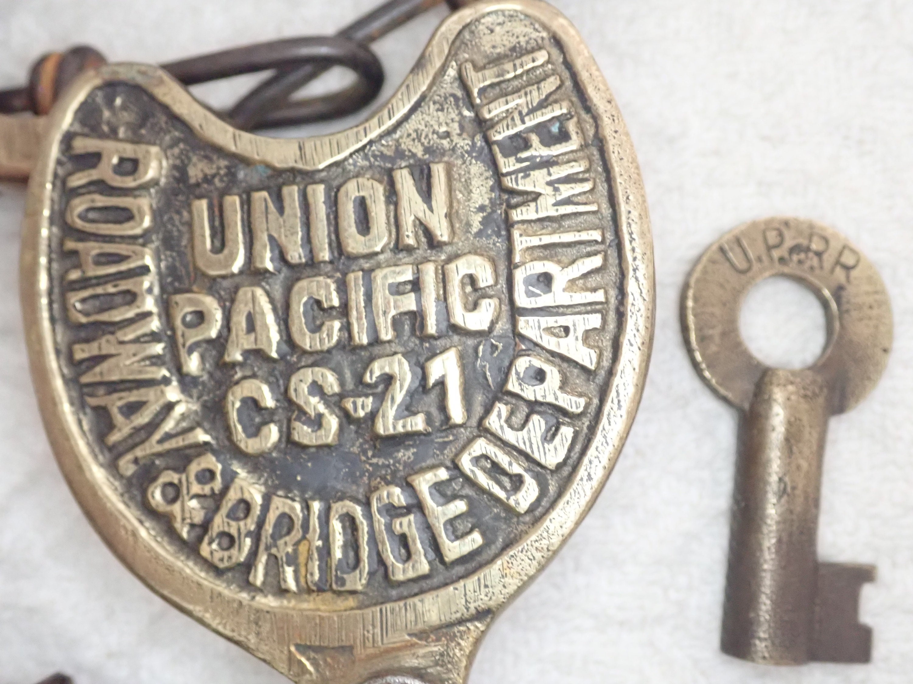 Vintage Union Pacific CS-21 Railway and Bridge Department Lock | Etsy
