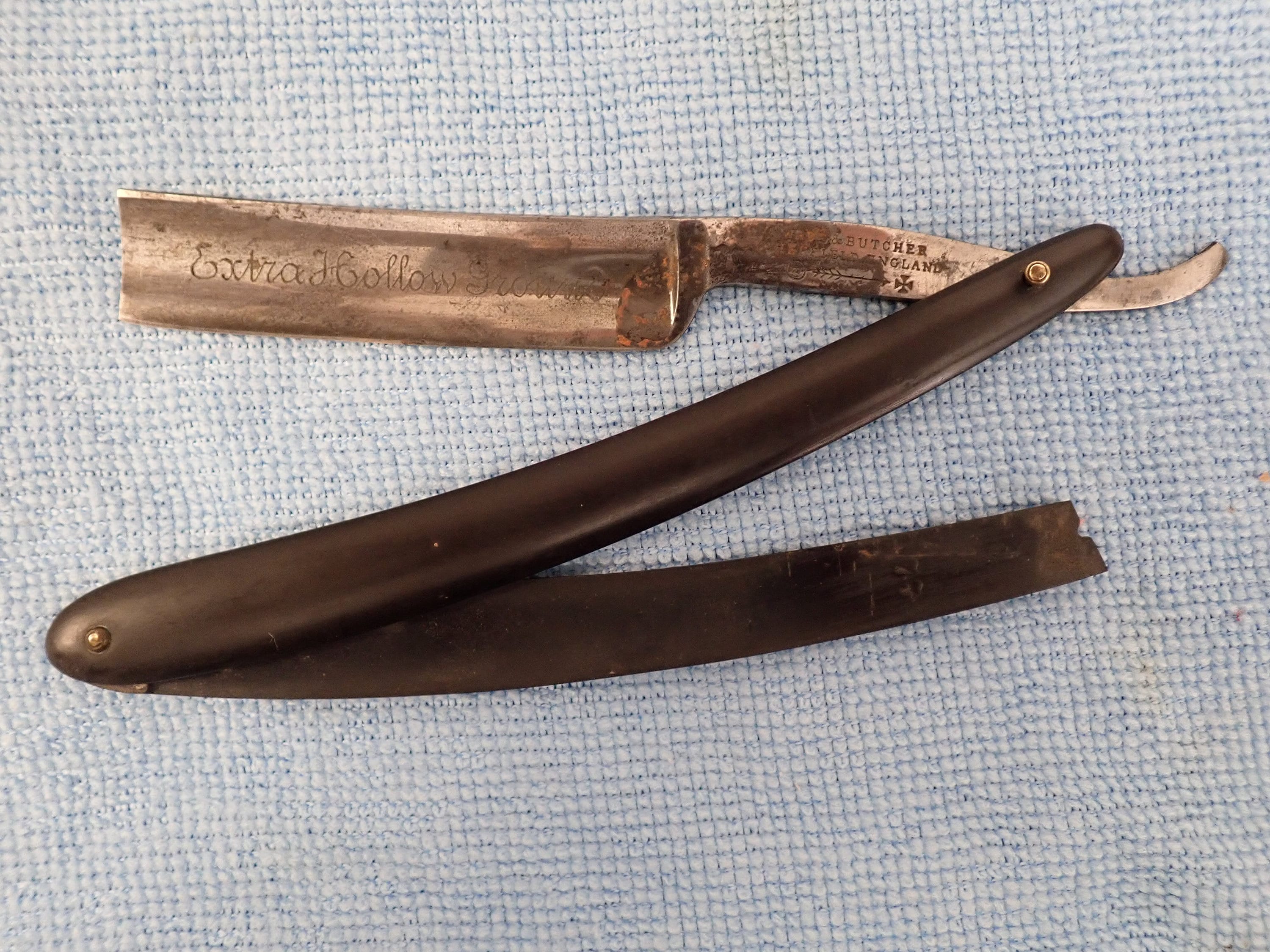 Straight Razor Wade & Butcher Sheffield England Extra Hollow | Etsy