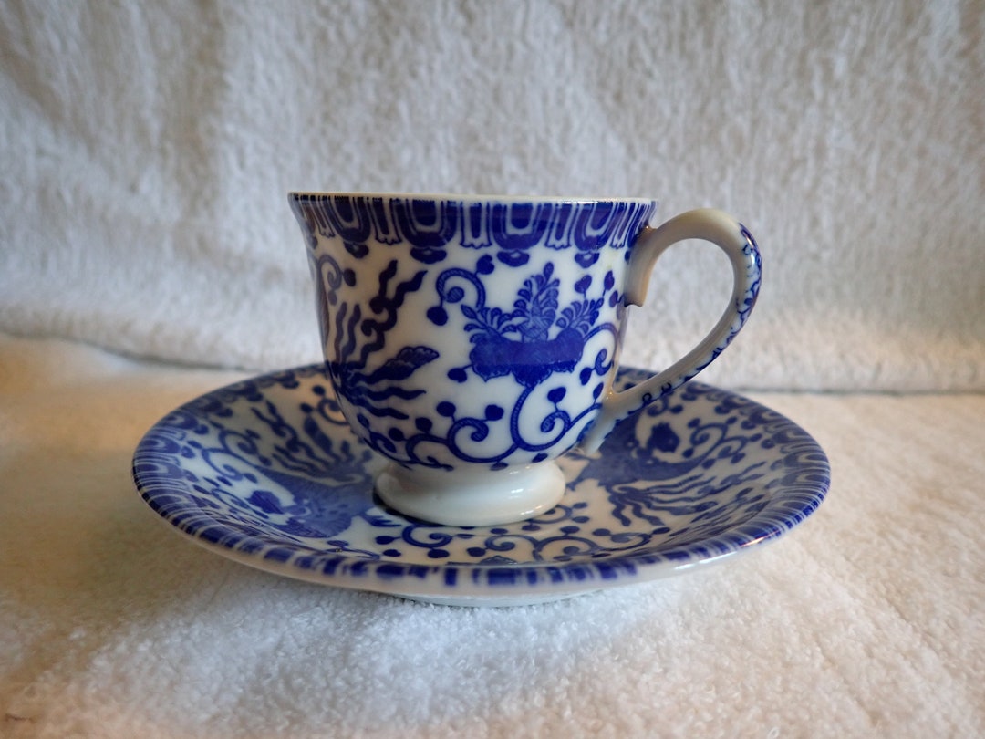 Sku 3124. Vintage Demitasse Occupied Japan MARUTA Flying Phoenix Cup ...