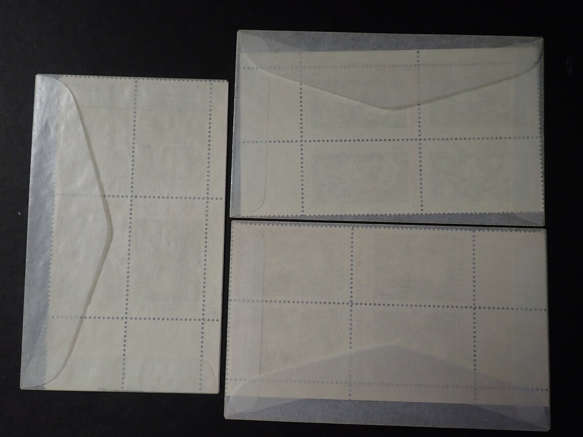 US Postage Stamps 7 Plate Blocks /2 Panes 6c MNH OG Mixed - Etsy