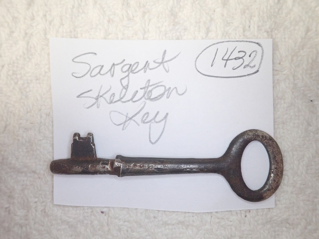This is a Sargent Skeleton Key, It is Vintage and Used, Needs Cleaning ...
