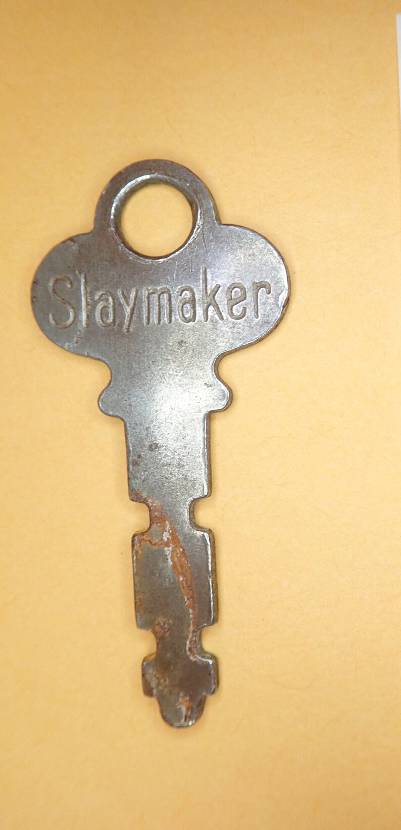 Vintage Slaymaker Flat Key 1 1/2 Long Has A Rust Spot - Etsy