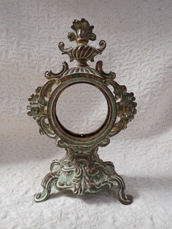 Victorian Bronze Gilded Pocket Watch Holder Excellent… - Gem