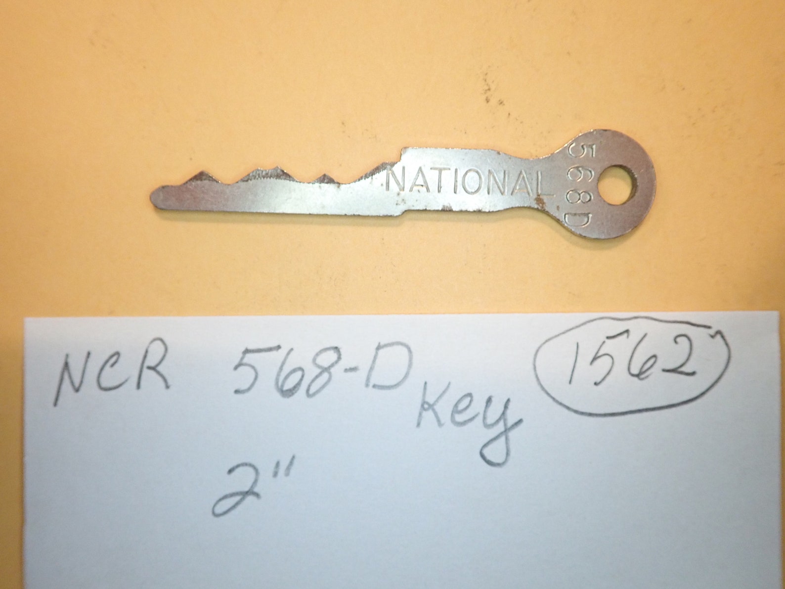 Vintage Original NCR Key National Cash Register Key 568-D - Etsy