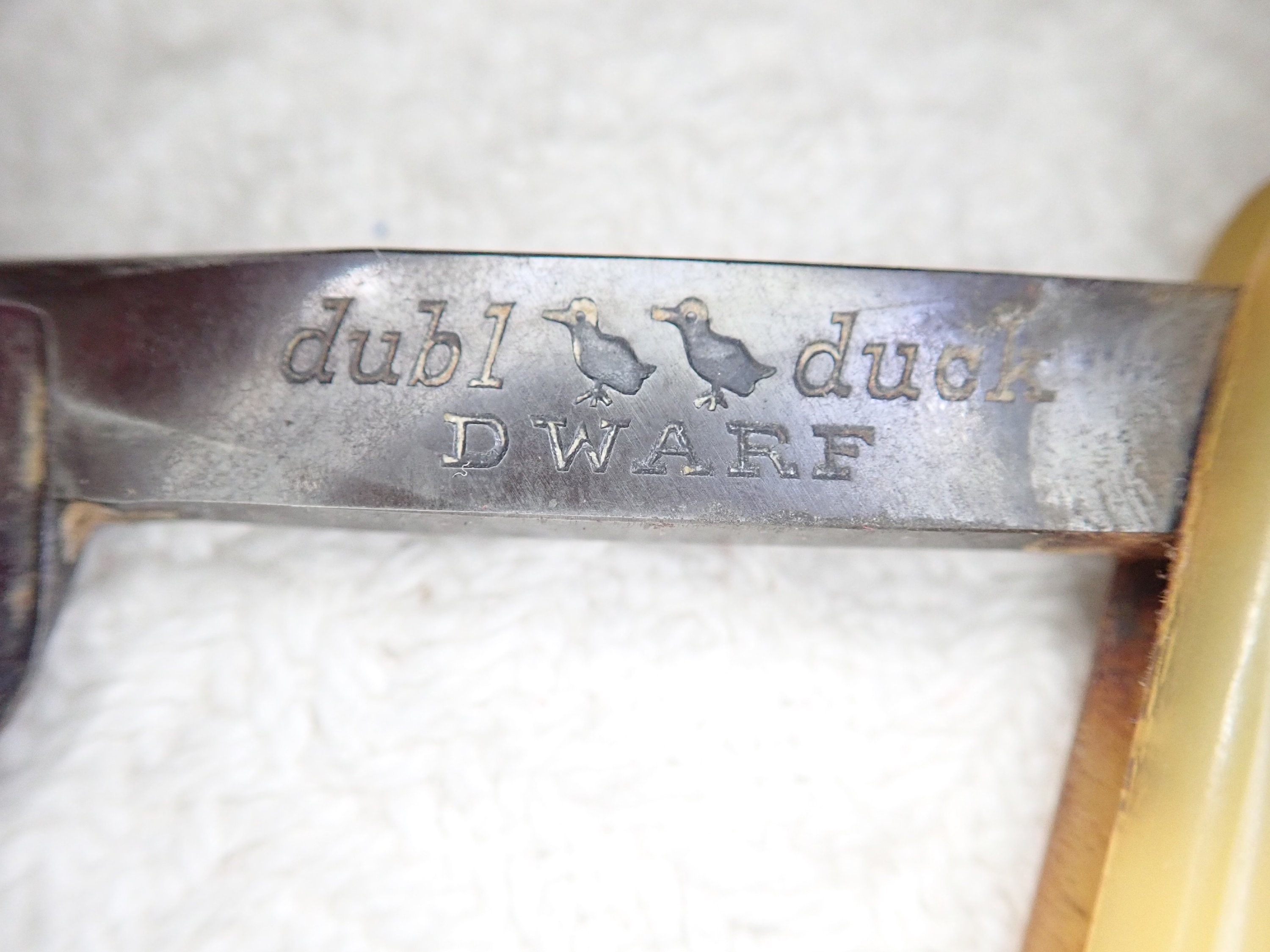 Vintage Straight Razor Pearlduck DUBL Duck Dwarf Solingen - Etsy