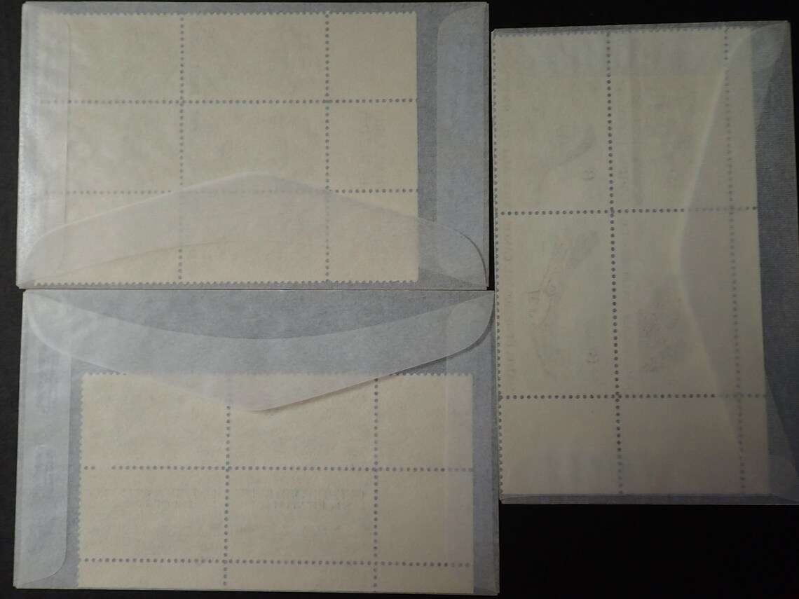 US Postage Stamps 7 Plate Blocks /2 Panes 6c MNH OG Mixed - Etsy