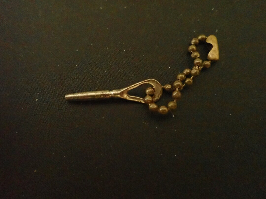 Antique Pocket Watch, Clock, Watch Winding Key Marked #5 Hollow Barrel ...