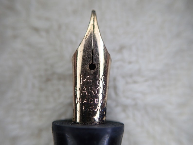 Vintage PARCO Fountain Pen by Parker Pen Co. 14K Nib Used - Etsy