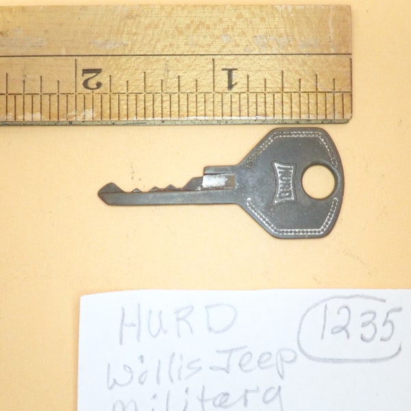 Vintage Jeep Key - Etsy