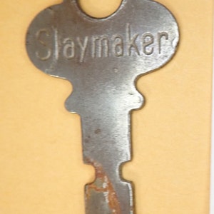 Vintage Slaymaker Flat Key 1 1/2" Long Has A Rust Spot Used Light ...