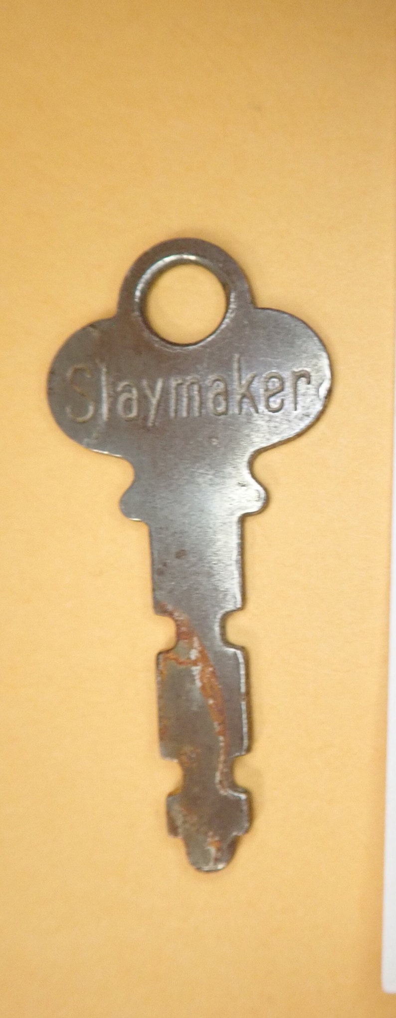 Vintage Slaymaker Flat Key 1 1/2 Long Has A Rust Spot - Etsy