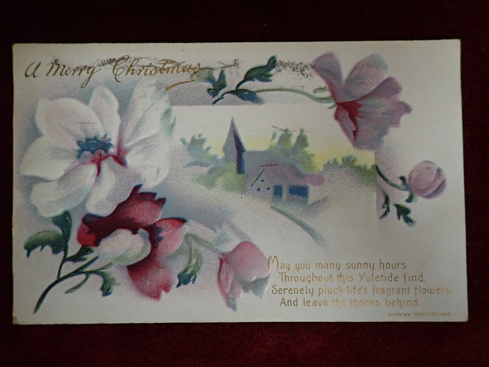US 1919 Christmas Postcard 1c Washington Green Stamp Postal History ...