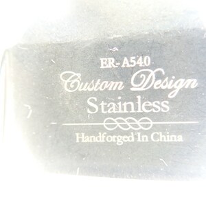 Elk Ridge Custom Design Pocket Knife Mint in Box, Unused With Leather ...