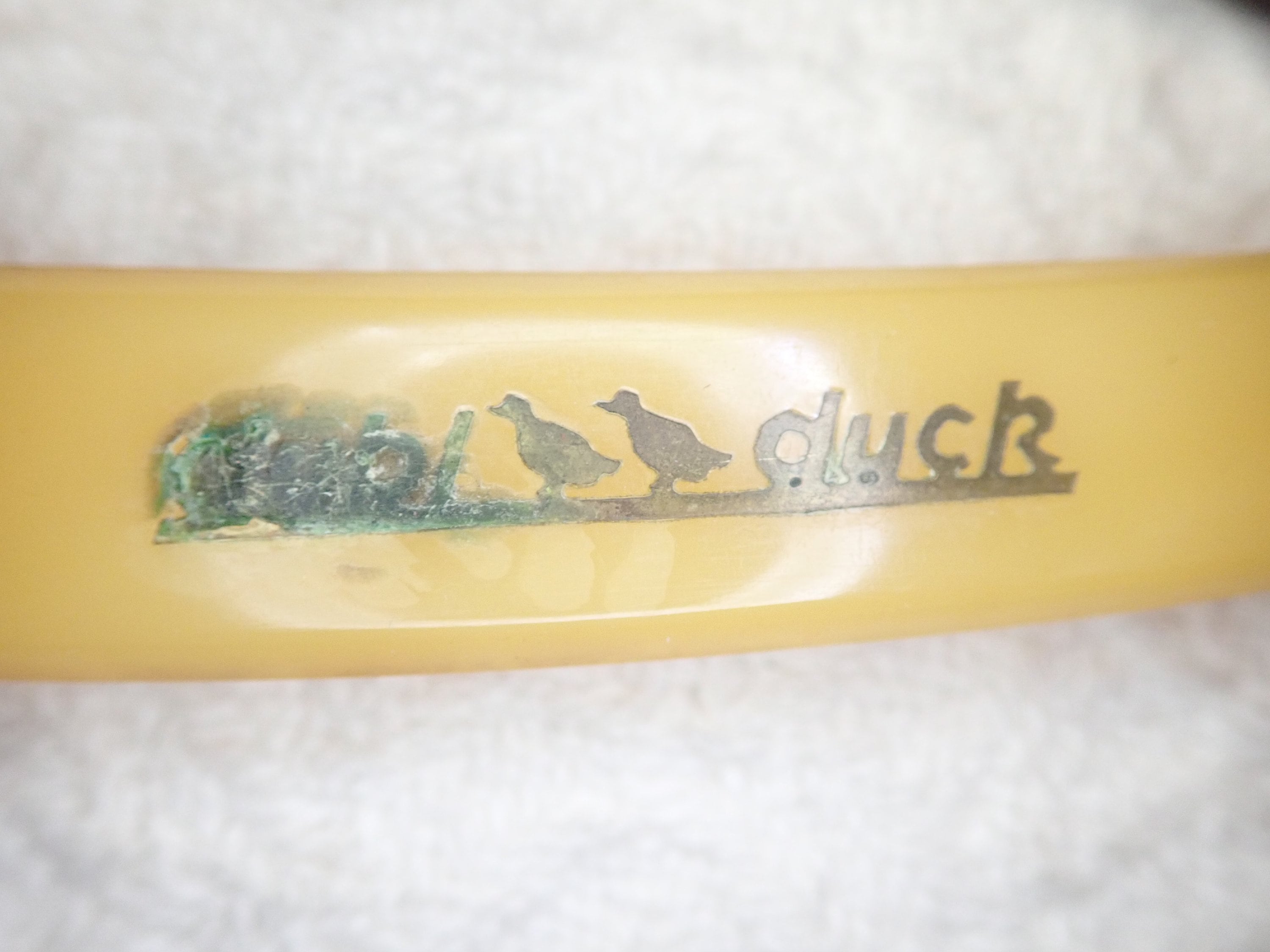 Vintage Straight Razor Pearlduck DUBL Duck Dwarf Solingen Germany With ...