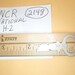 Vintage Original NCR Nation Cash Register Key H-2 Good Used Working ...