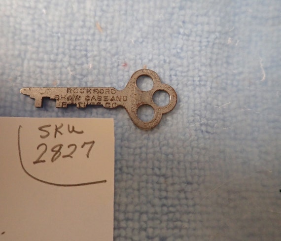 Rockford Show Case & Fixture Co. National Lock Co. Flat Key 1 - Etsy