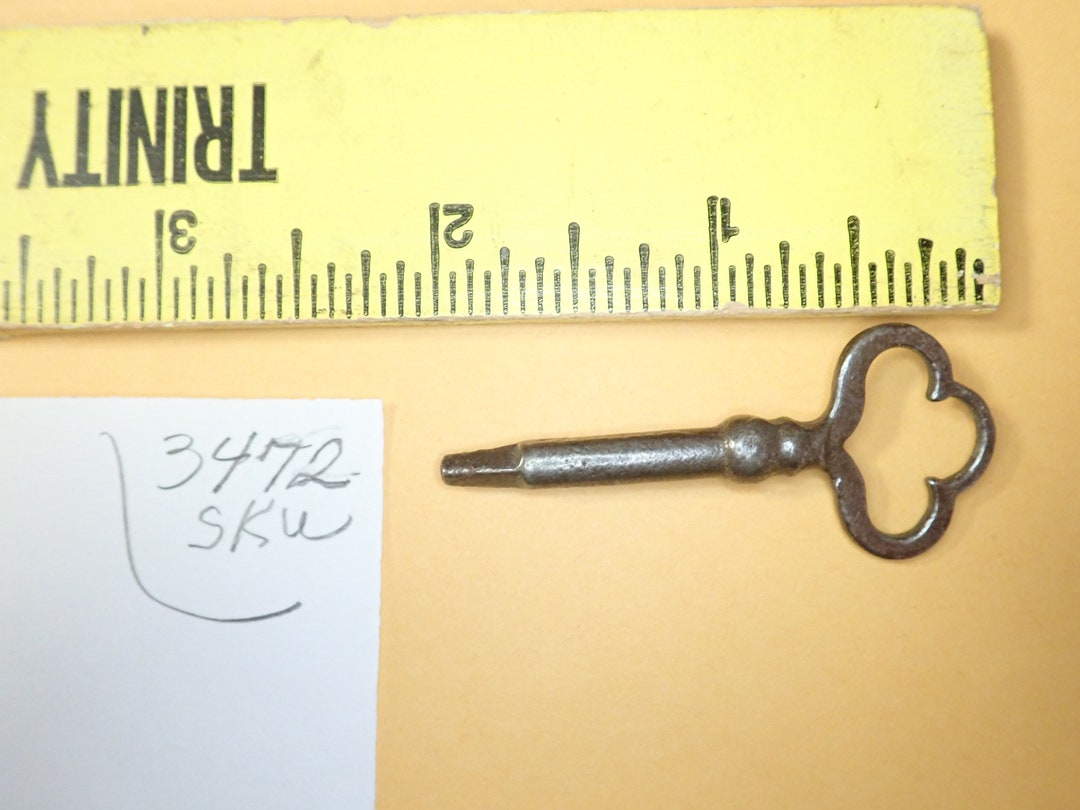 Vintage Antique Sewing Machine Cabinet Key Square/4 Sides, Good Used ...